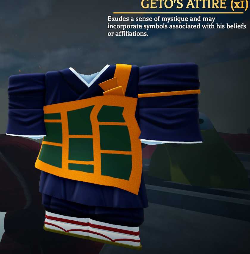 Geto's Attire - Roblox, Video Gaming, Gaming Accessories, In-Game ...