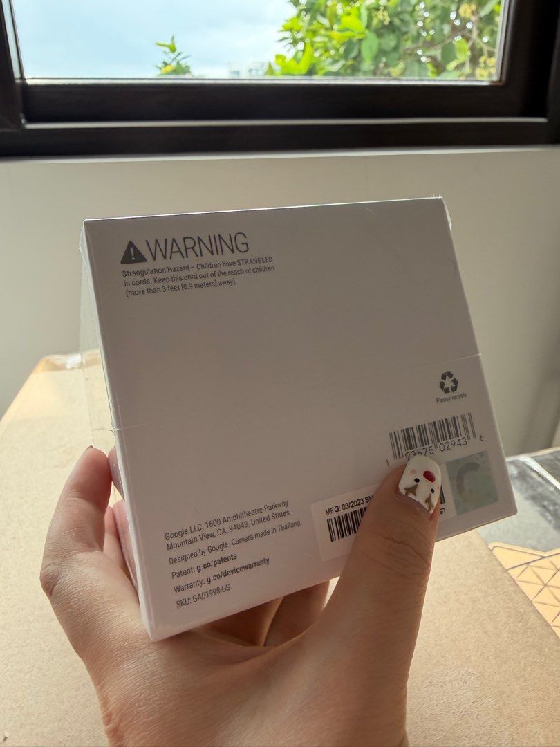 Google Nest Cam (Indoor, Wired, 2nd Gen) - Brand New, Furniture & Home ...