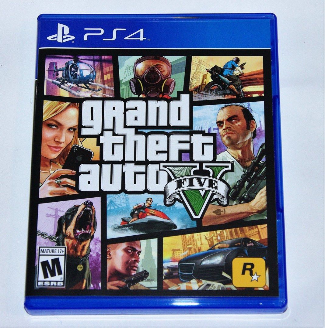 Grand Theft Auto V (GTA 5) - PS4, Video Gaming, Video Games ...