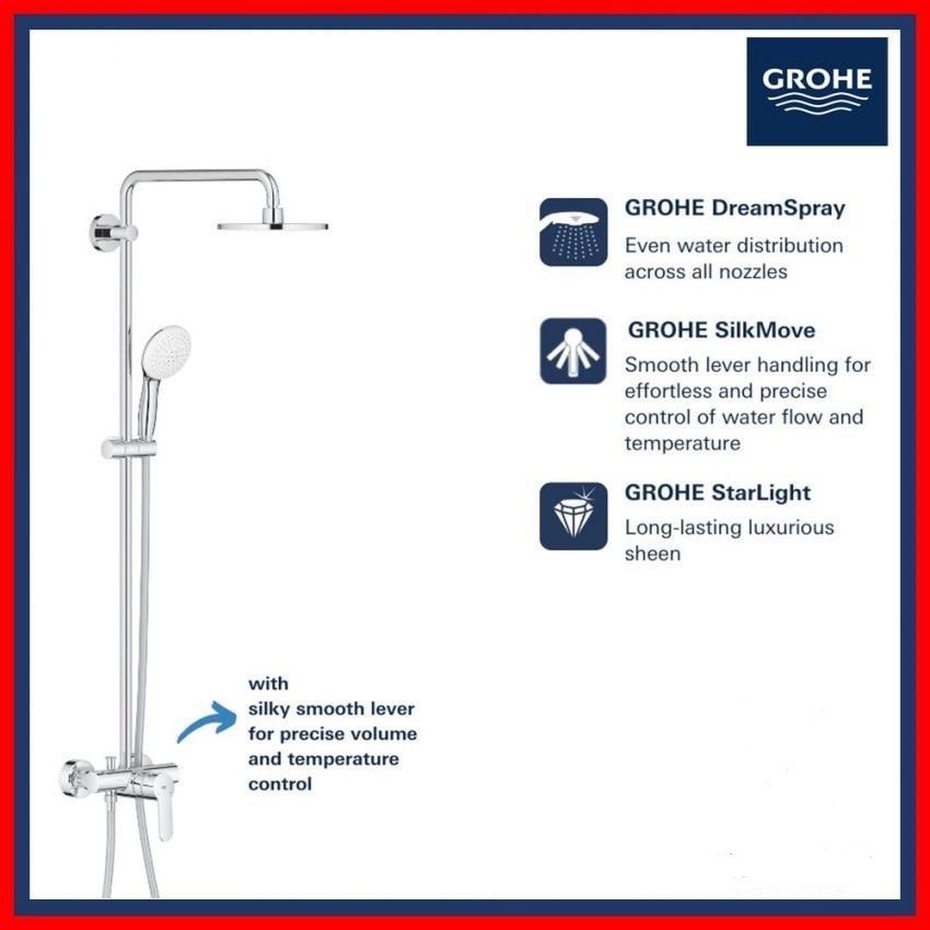 Grohe 26244001 Tempesta Cosmopolitan 200 Shower System, Furniture ...