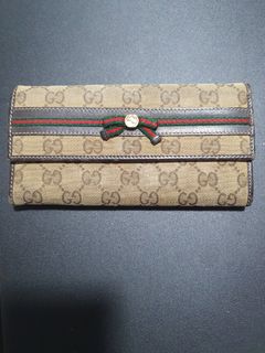 Authentic Gucci Sukey Microguccissima Long Wallet, Luxury, Bags ...