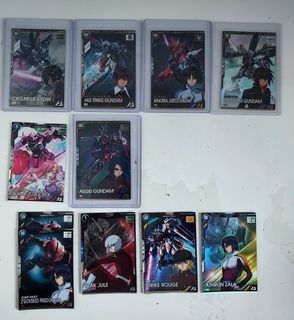 $0.50 - Gundam Arsenal Base Collectible Arcade Cards - Pilots, Hobbies ...