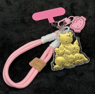 Hello Kitty Mirror Charm w Chain, Women's Fashion, Jewelry & Organisers ...