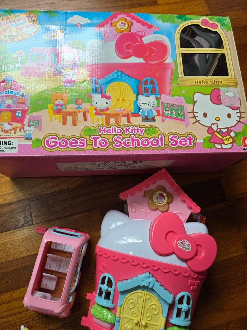 Hello Kitty Goes To School Set, Hobbies & Toys, Toys & Games on Carousell