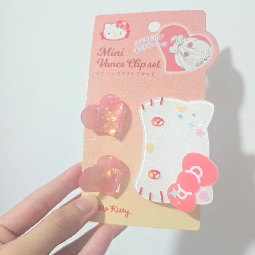 Hello Kitty Mini Vance Clip Set, Women's Fashion, Watches & Accessories ...