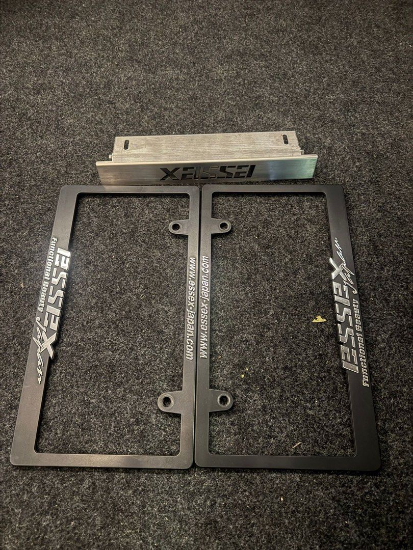 Hiace ESSEX Japan License Plate holder and Frames, Car Accessories, Car ...