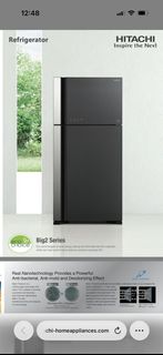 Hitachi Refrigerator Fridge 3ticks 395L net warranty 2months, TV & Home ...
