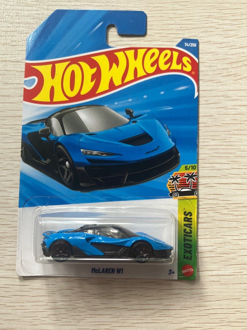 Hot Wheels McLaren W1 - Blue, Hobbies & Toys, Toys & Games on Carousell