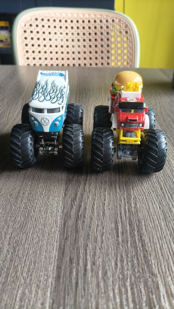 Hot Wheels Monster Trucks - Set of 2, Hobbies & Toys, Toys & Games on ...