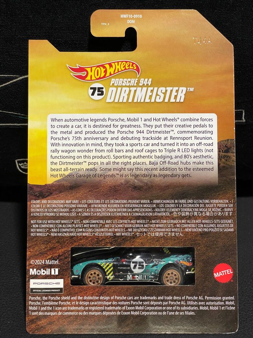 Hot Wheels Porsche 944 Dirtmeister (Rare), Hobbies & Toys, Toys & Games ...