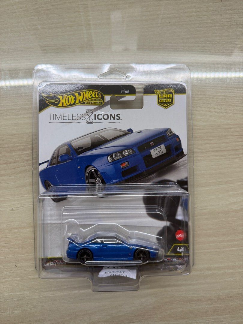 Hot Wheels Premium Timeless Icons Nissan Skyline GT-R R34, Hobbies ...