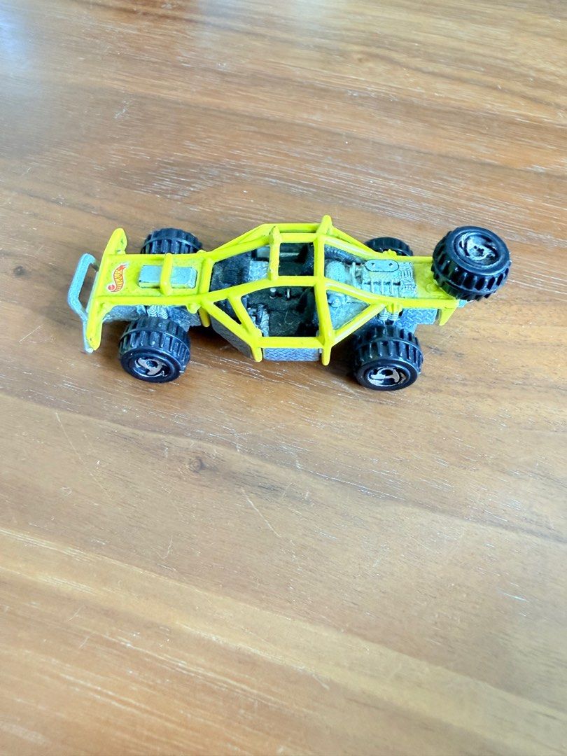 Hot Wheels- RARE ROLL CAGE OFF ROAD RACER - YELLOW - 2000 FIRST EDITION ...