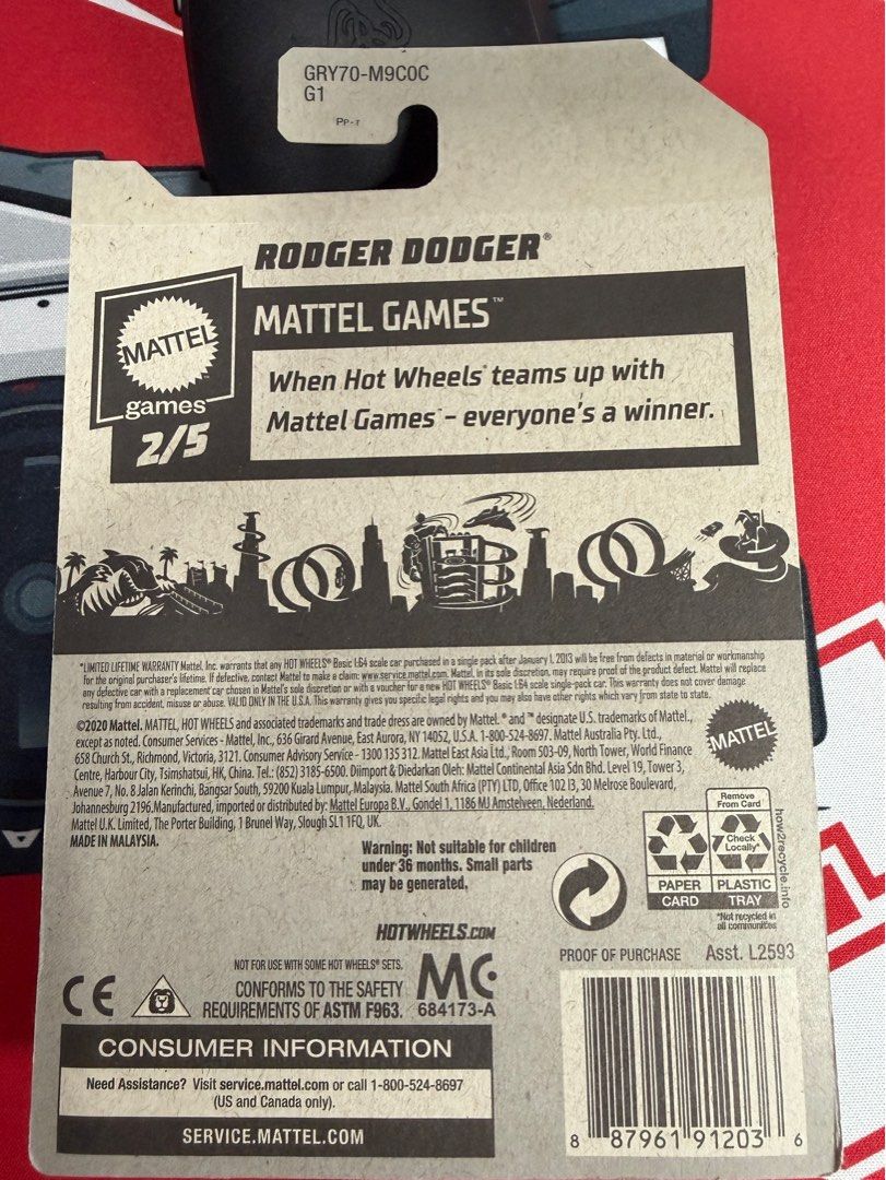 Hot Wheels Rodger Dodger Magic 8 Ball, Hobbies & Toys, Toys & Games on ...