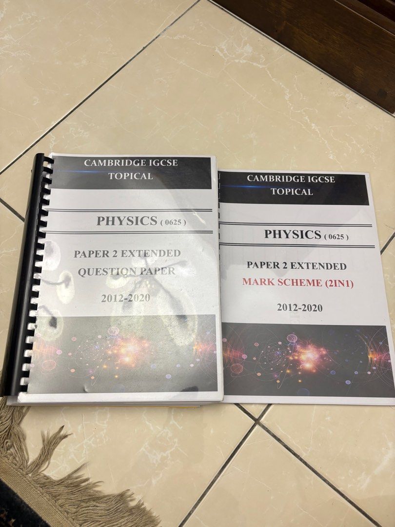 IGCSE Physics Paper 2 Past Years, Hobbies & Toys, Books & Magazines ...