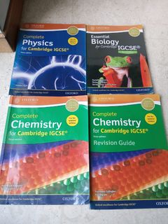 IGCSE Textbook Bundle - Maths, English, History, Science, Hobbies ...