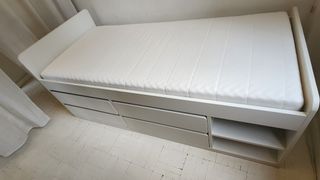 Ikea Bed Frame SLAKT, Furniture & Home Living, Furniture, Bed Frames ...