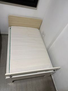 IKEA SUNDVIK Extendable kid Bed Frame - White, Furniture & Home Living ...