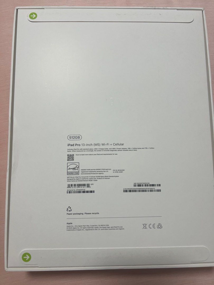 iPad Pro (M5) 13" WiFi + Cellular (2025) 512GB Space Black, Mobile ...