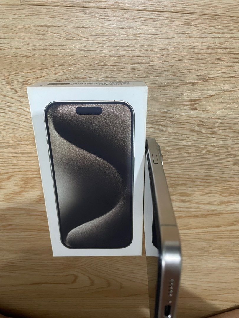 iPhone 15 Pro 256GB Natural Titanium, Mobile Phones & Gadgets, Mobile ...