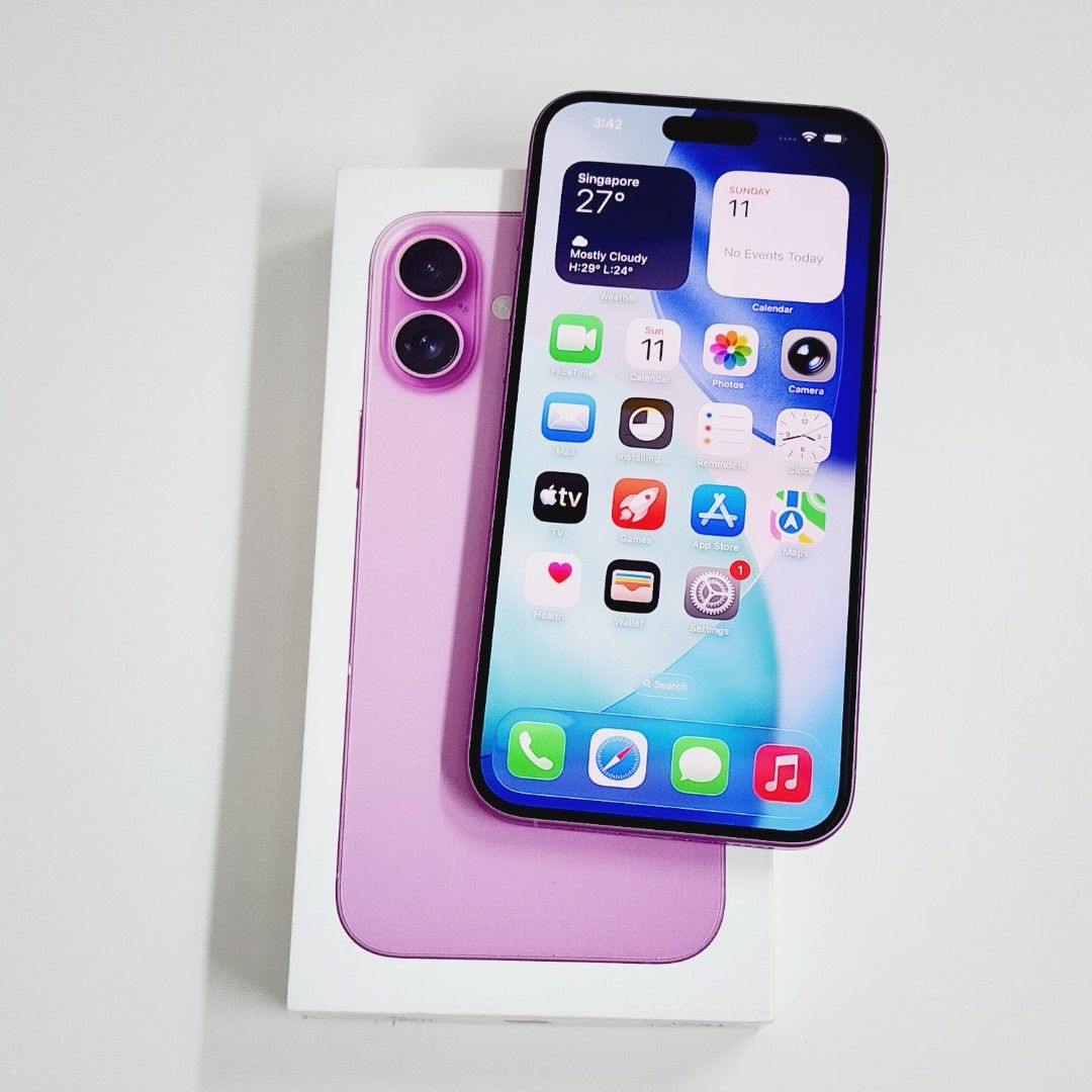 iPhone 16 Plus Pink 128GB, Mobile Phones & Gadgets, Mobile Phones ...