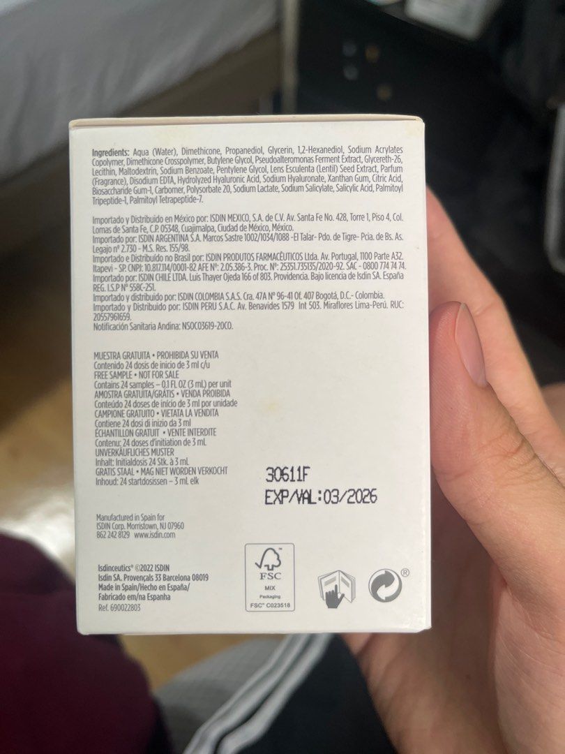 ISDIN Isdinceutics Hyaluronic Concentrate Serum, Beauty & Personal Care ...