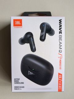 JBL Wave Beam 2 - Active Noise Cancelling Earbuds, Audio, Earphones on ...