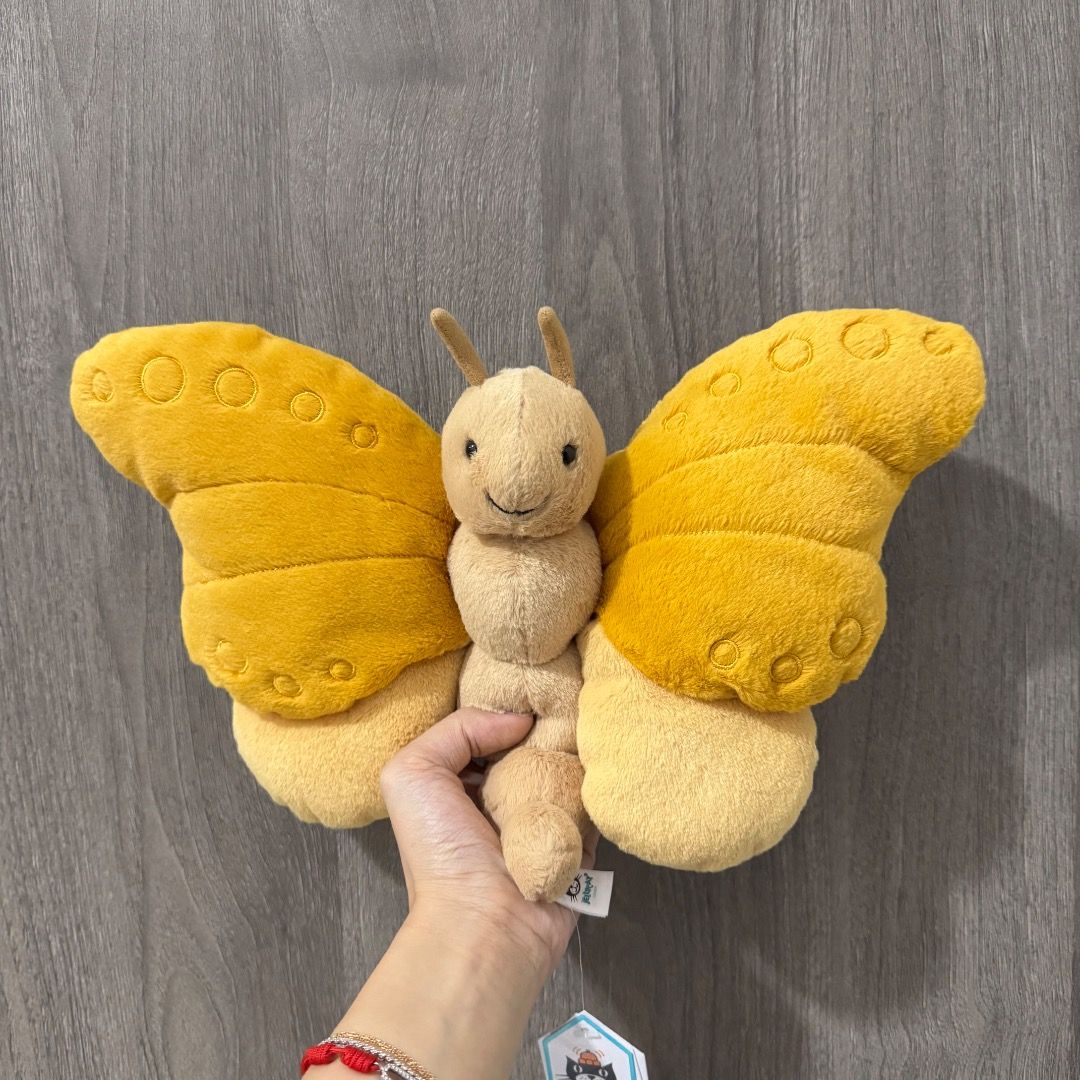 Jellycat Buttercup Butterfly, Hobbies & Toys, Toys & Games on Carousell