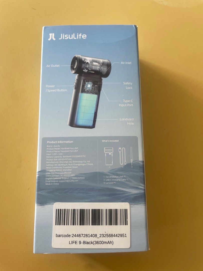 JisuLife Handheld Fan Life9 - Brand New, Furniture & Home Living ...
