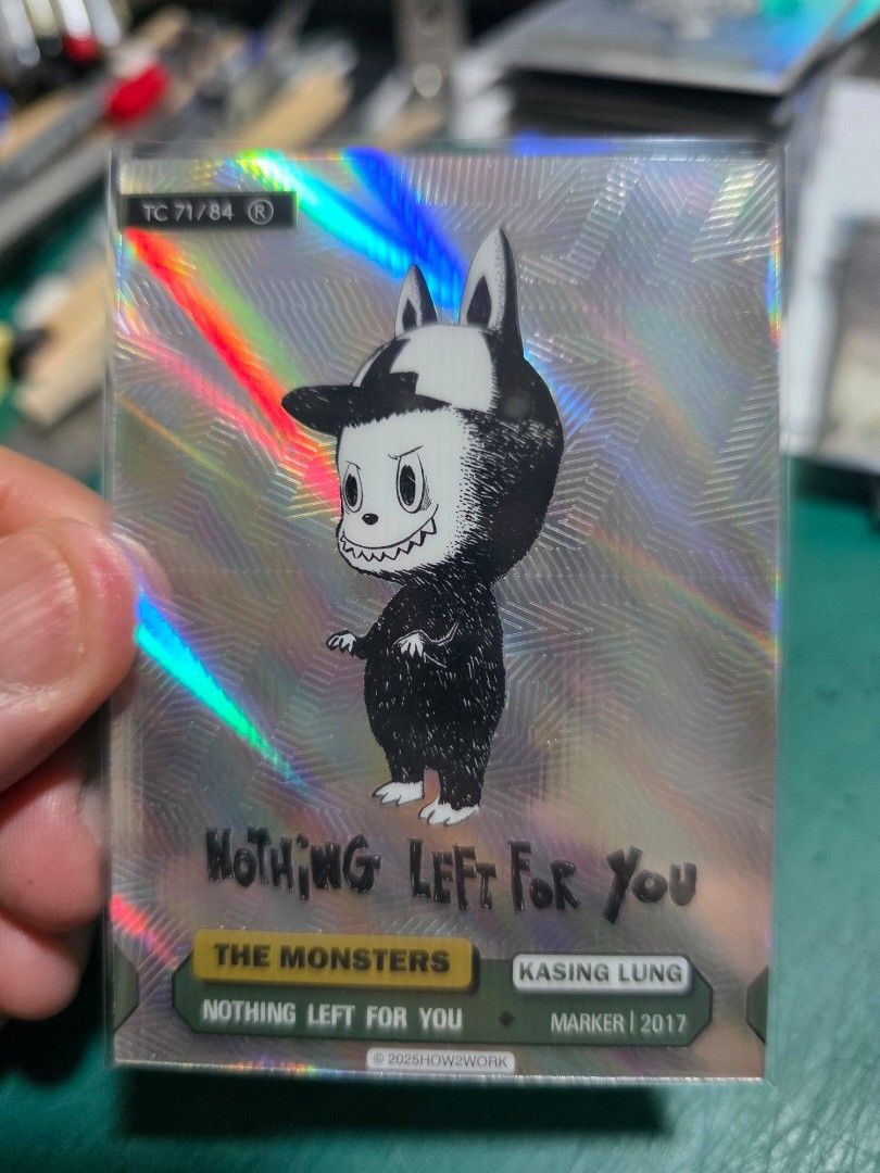 The Monsters Trading Cards (rare) by Kasing Lung How2work series 3 ...