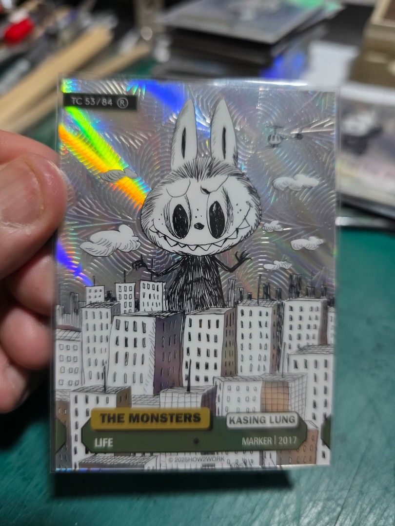 The Monsters Trading Cards (rare) by Kasing Lung How2work series 3 ...