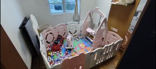 Kids Playhouse with Slide, Hobbies & Toys, Toys & Games on Carousell