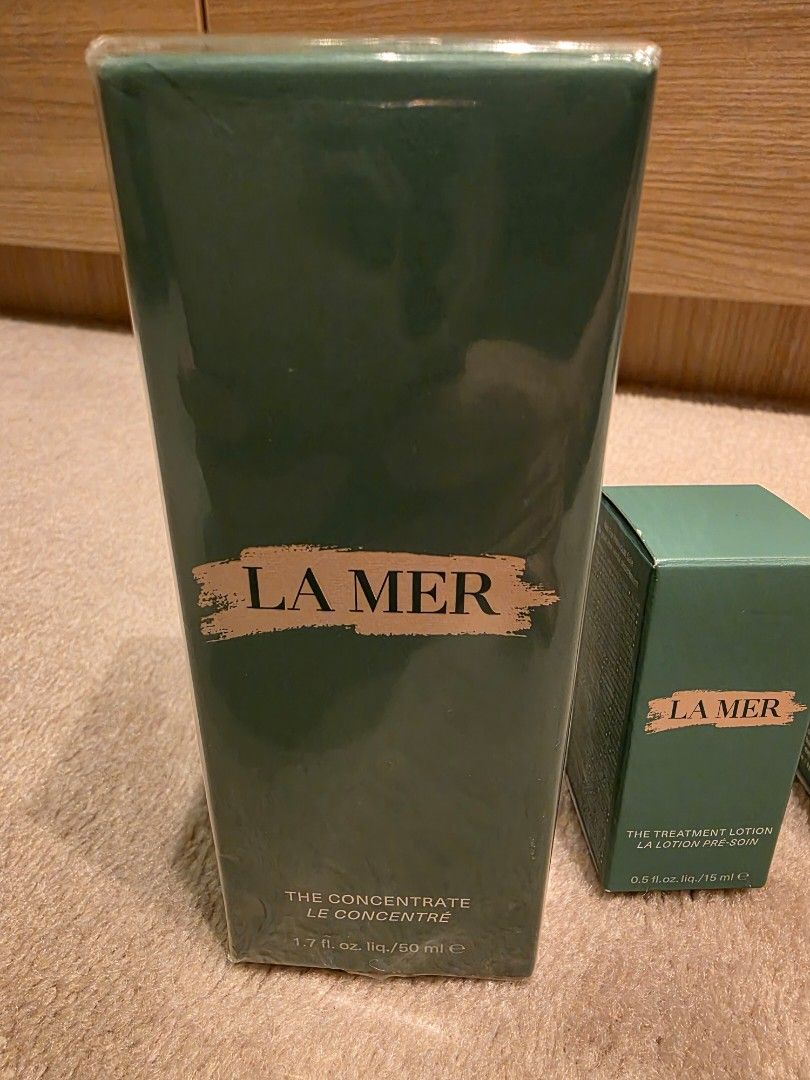 La Mer Skincare Set - The Concentrate, Treatment Lotion, Moisturizing ...