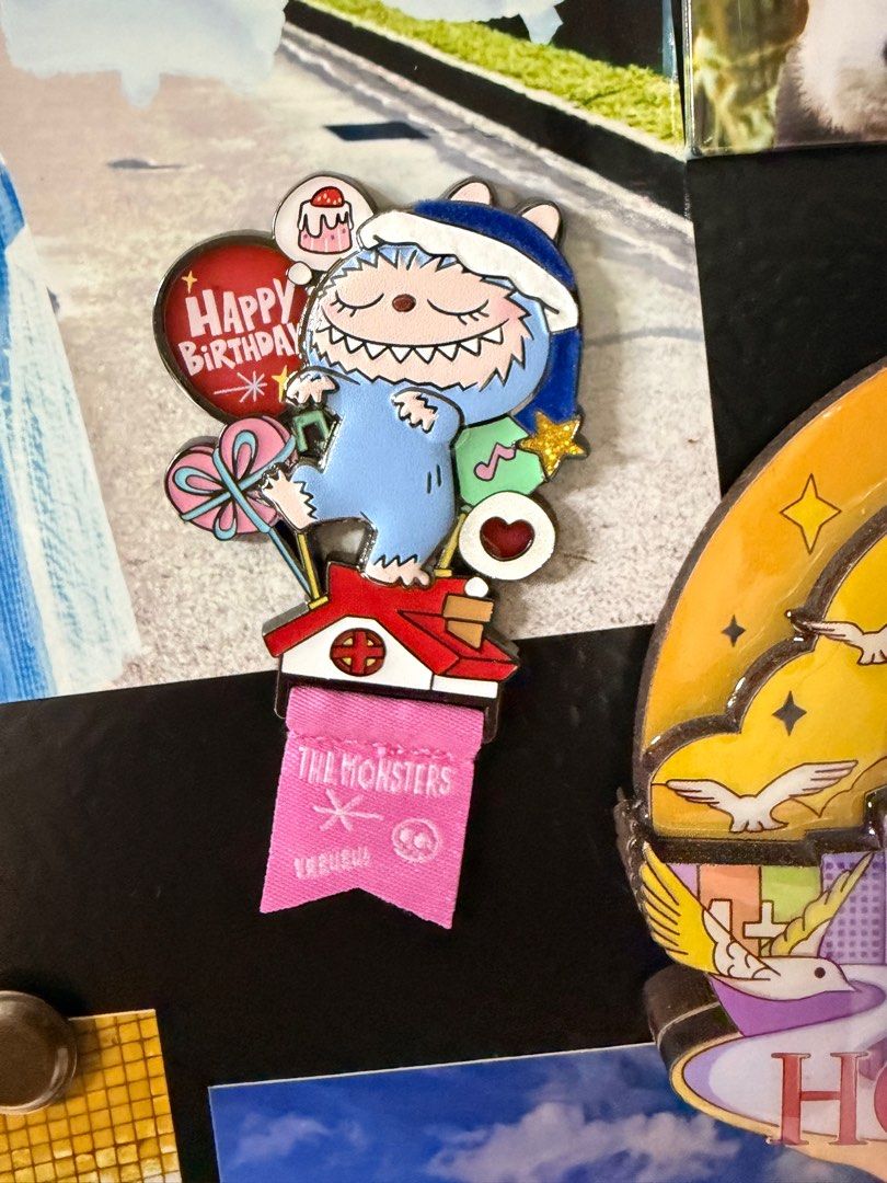Labubu Birthday Limited Edition Badge/Magnet, Hobbies & Toys, Toys ...