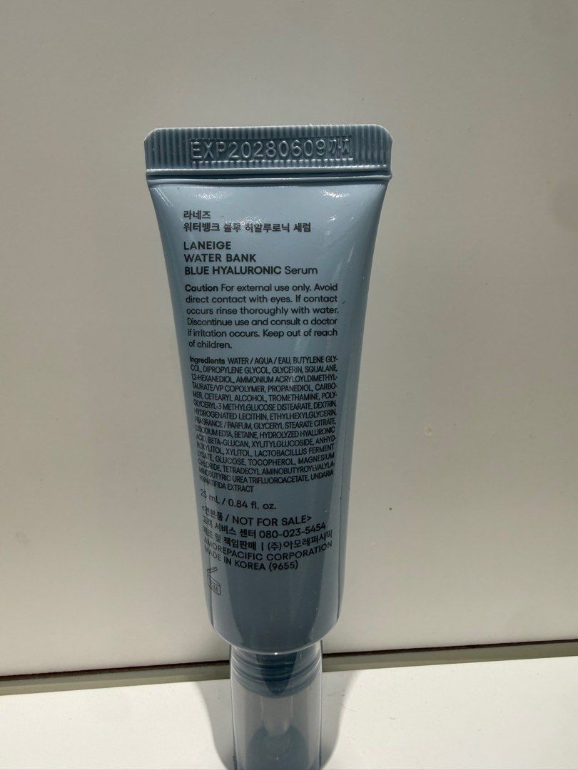Laneige Water Bank Blue Hyaluronic Serum, Everything Else on Carousell