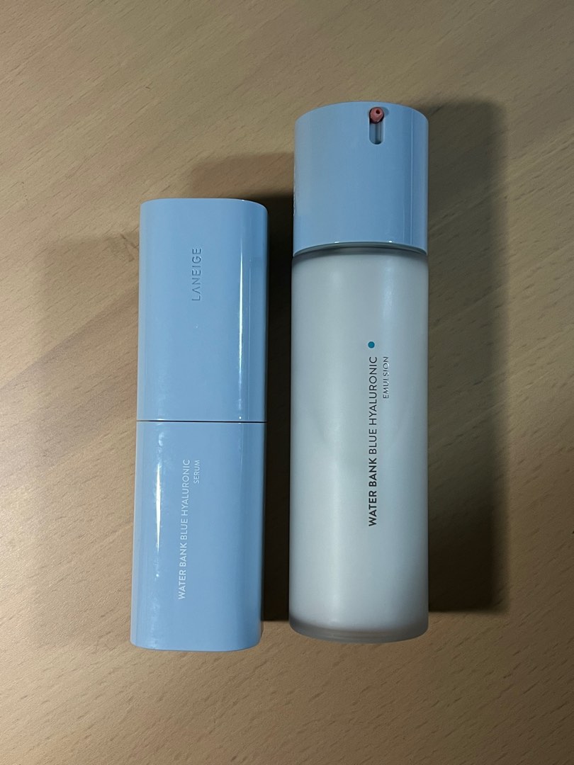 Laneige Water Bank Blue Hyaluronic Emulsion / Serum, Beauty & Personal ...