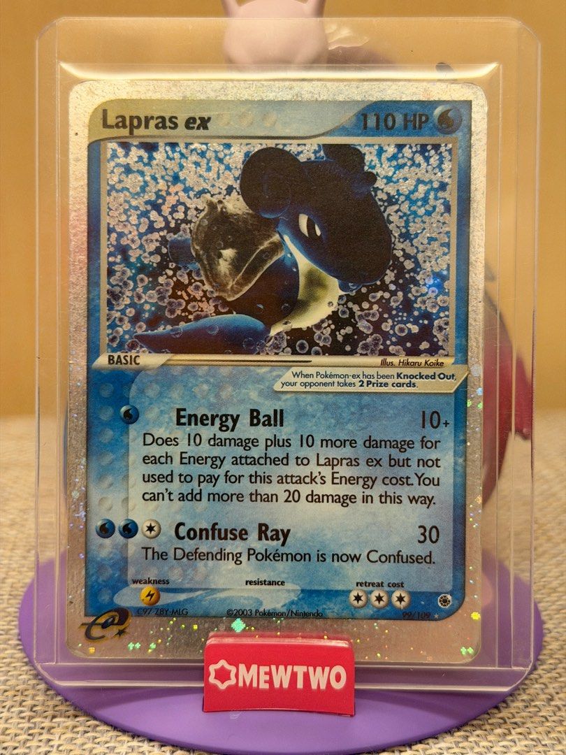 Lapras ex - Pokémon card, Hobbies & Toys, Toys & Games on Carousell