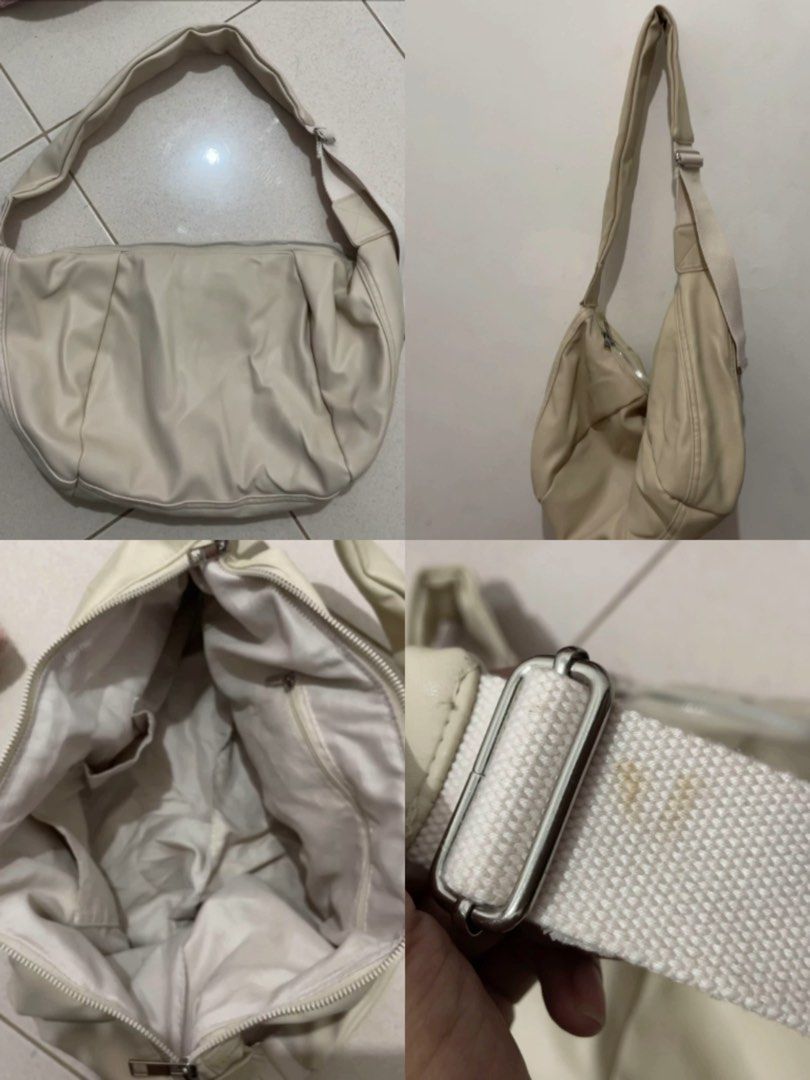 Leather Big Dumpling bag, Women's Fashion, Bags & Wallets, Cross-body ...