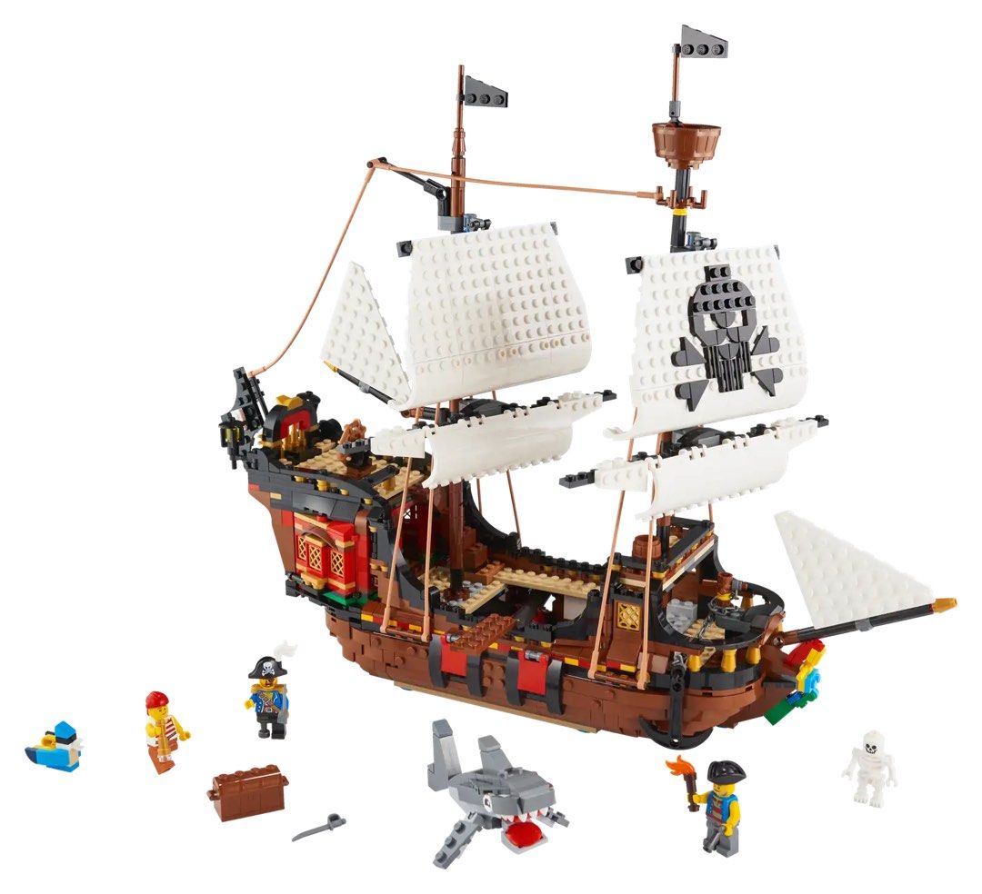 (Retired) LEGO 31109 Creator 3-in-1 Pirate Ship, Hobbies & Toys, Toys ...