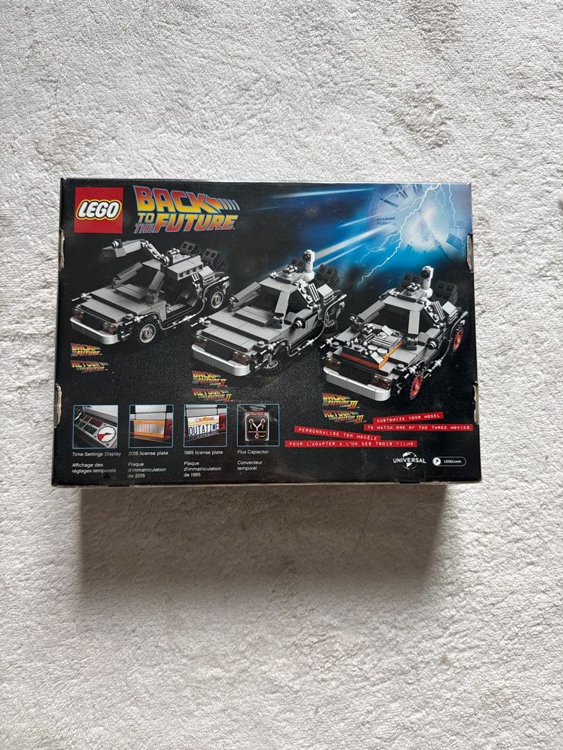 LEGO Back to the Future DeLorean Time Machine Set 21103, Hobbies & Toys ...