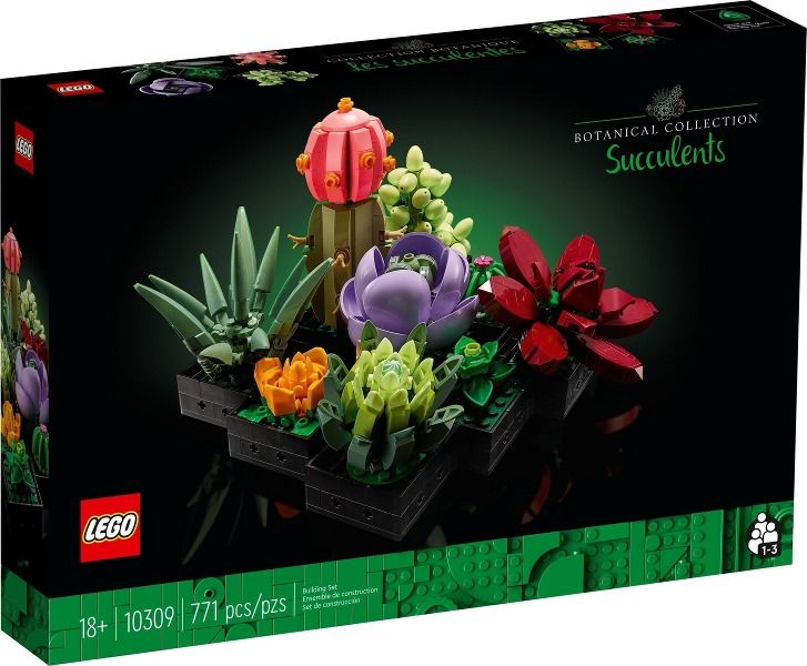 LEGO Botanical Collection Succulents 10309, Hobbies & Toys, Toys ...
