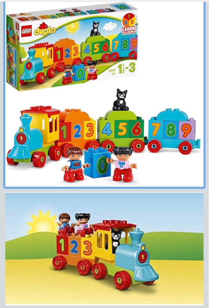 LEGO Duplo 10847 Number Train - Learn to Count, Hobbies & Toys, Toys ...