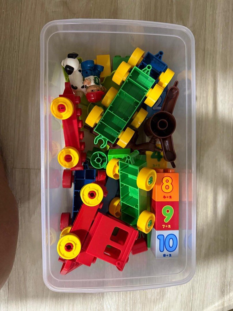 Lego Inspired number train, Hobbies & Toys, Toys & Games on Carousell