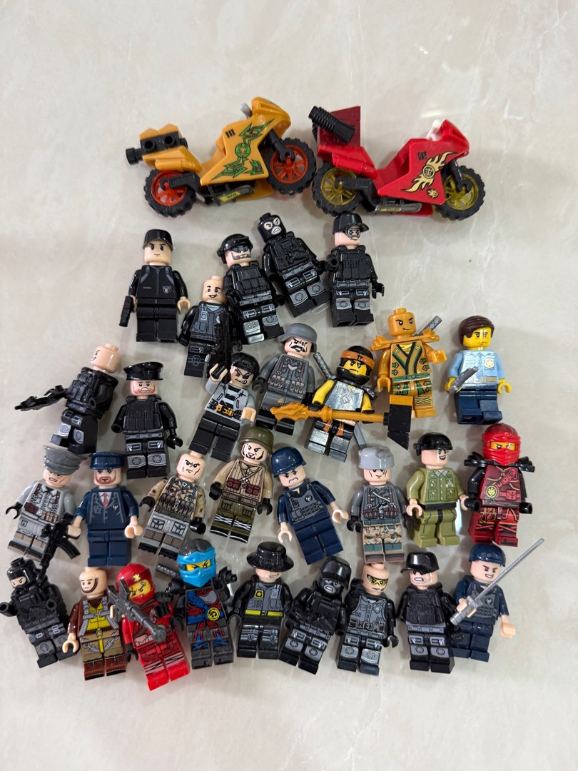 Lego Minifigures and Motorcycles, Hobbies & Toys, Toys & Games on Carousell