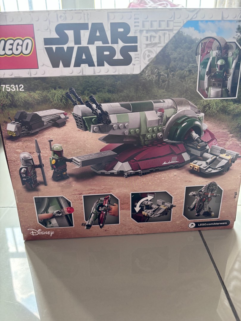 LEGO Star Wars 75312 Boba Fett's Starship, Hobbies & Toys, Toys & Games ...