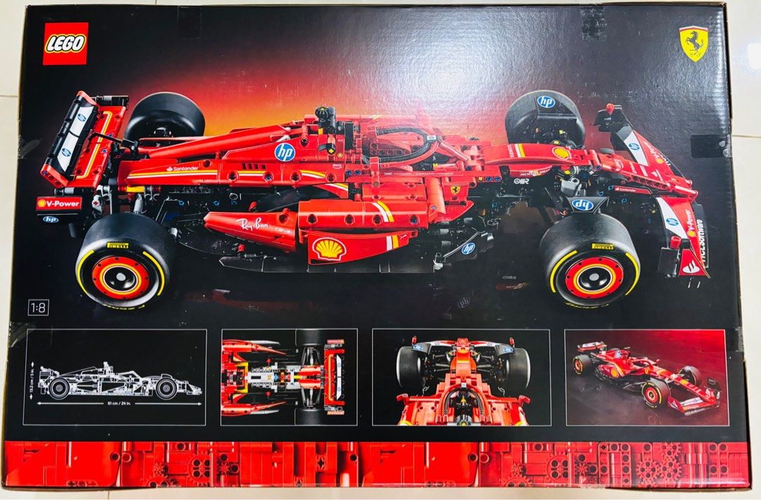 LEGO Technic Ferrari SF-24 F1 Car, Hobbies & Toys, Toys & Games on ...