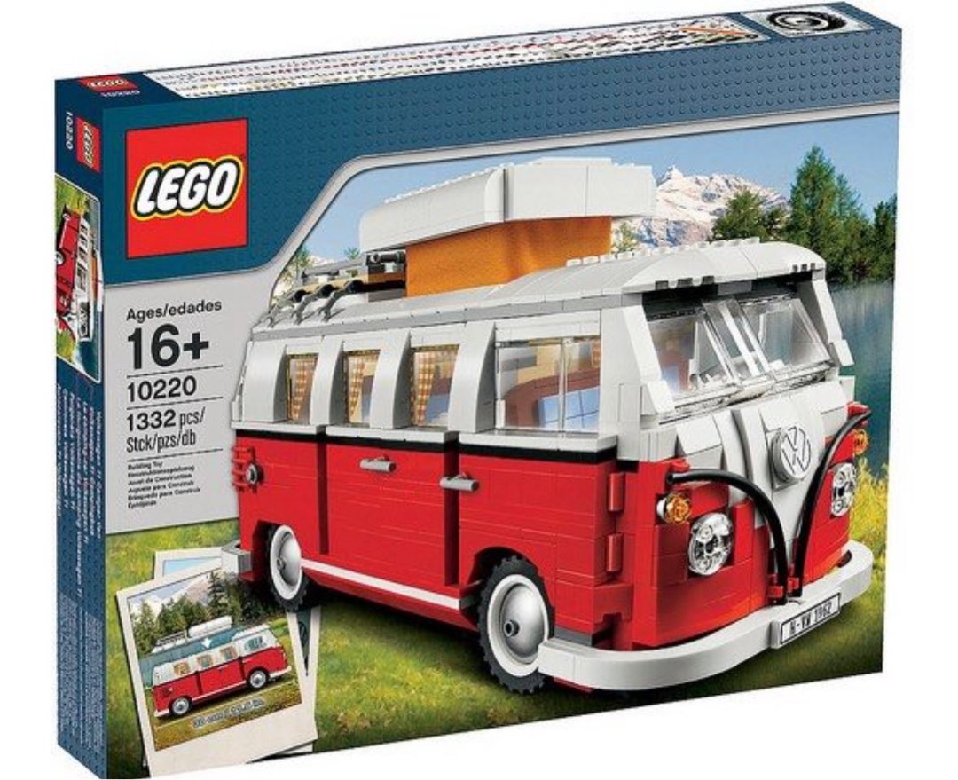 LEGO Volkswagen T1 Camper Van 10220, Hobbies & Toys, Toys & Games on ...