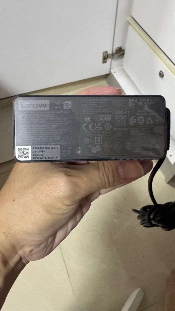 Lenovo 65W AC Adapter USB-C, Computers & Tech, Parts & Accessories ...