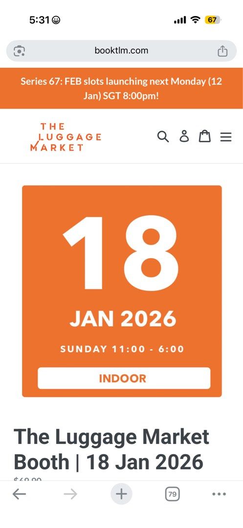 LF The Luggage Market Booth - 18 Jan 2026, Bulletin Board, Looking For ...