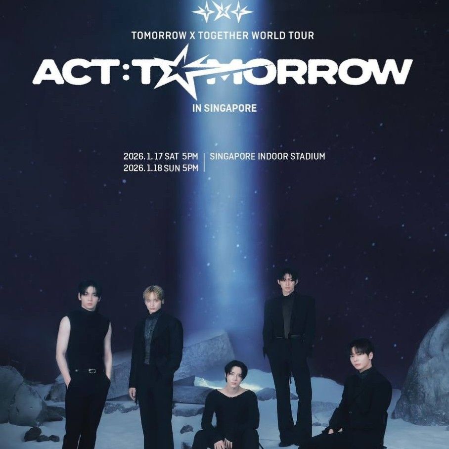 TXT TOMORROW X TOGETHER WORLD TOUR IN SINGAPORE Tickets, Tickets ...