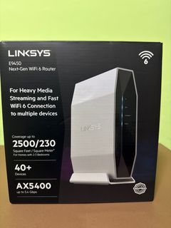 Linksys E9450 AX5400 Next-Gen WiFi 6 Router, Computers & Tech, Parts ...
